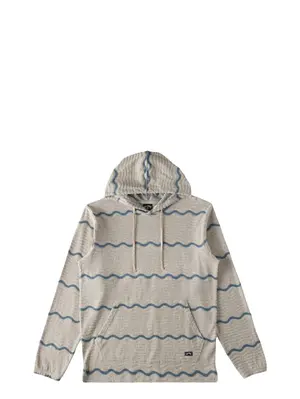 BILLABONG Flecker Stripe Jacquard Cotton Hoodie - Chino