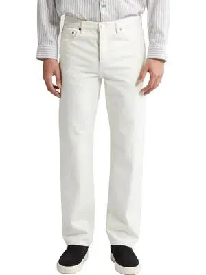 FRAME The Straight Leg Jeans - Off White