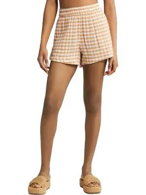Rip Curl Rip Curl Premium Surf Check Cotton Shorts Light Brown
