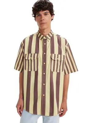LEVI'S Skateboarding Short-sleeve Woven Shirt - Banana Split