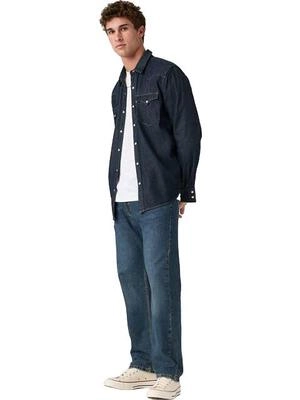 LEVI'S 505 Regular Fit Zip Fly Jeans - Indigo