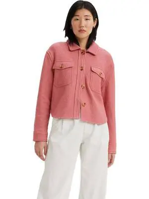 LEVI'S Cropped Shacket - Dusty Rose