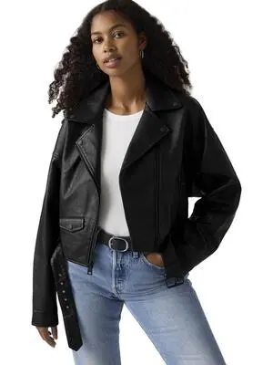 LEVI'S Belted Moto Jacket - Black