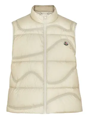 Moncler Beidaihe Quilted Shell Gilet - Cream