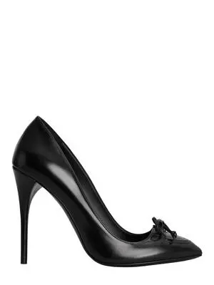 ALAÏA ALAÏA Bow-Detailed Leather Pumps