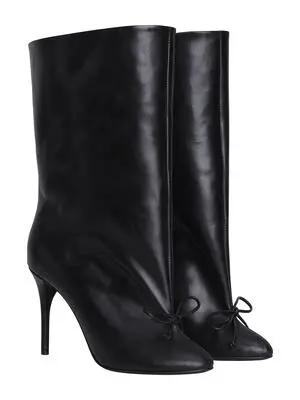 Alaïa Leather Mid-calf Boots - Black