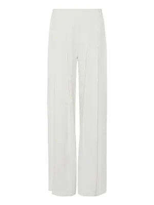 L'Agence Nova Mid-rise Wide-leg Pants - Ivory