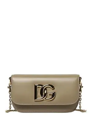 Dolce & Gabbana Dolce & Gabbana Mini Bag With DG Logo Beige