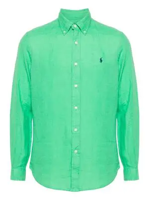 Polo Ralph Lauren Polo Pony Linen Shirt - Green