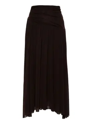 Philosophy Di Lorenzo Serafini Draped Detail Skirt - Brown