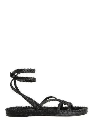 ALANUI Alanui Woven Leather Sandals
