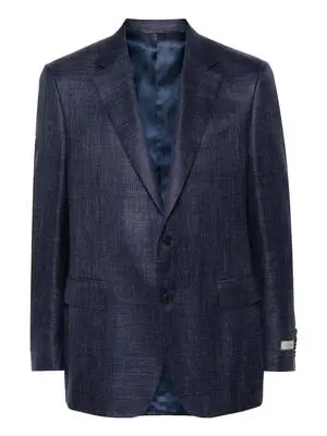 Canali Single-breasted Blazer - Blue