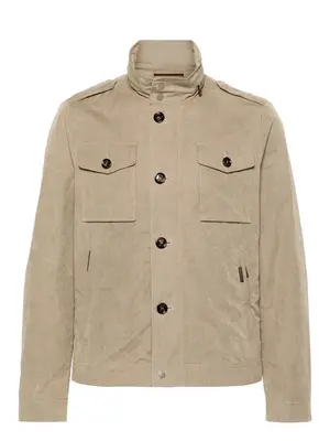 MOORER Baraldi-s1 Cotton Jacket - Neutrals