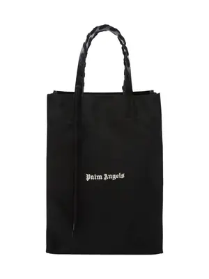 Palm Angels Logo-print Tote Bag - Black