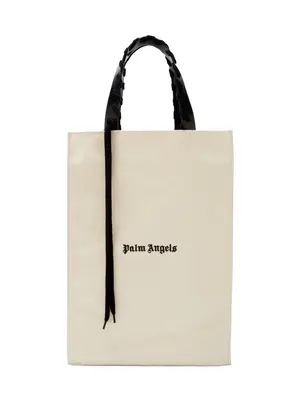 Palm Angels Logo-print Tote Bag - Neutrals
