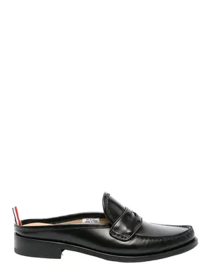 Thom Browne Penny Loafer Mules - Black
