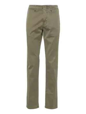 INCOTEX Incotex Mid-Rise Straight-Leg Trousers