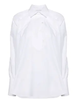 Patou Artist Cotton Blouse - White