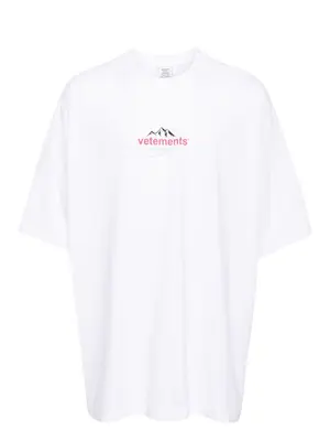 Vetements Logo-print T-shirt - White