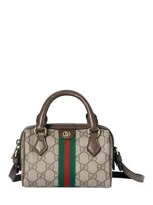 Gucci Ophidia Mini Boston Bag - Beige