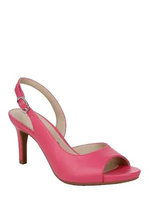 LIFESTRIDE LifeStride Teller Slingback Peep Toe Pumps Pink