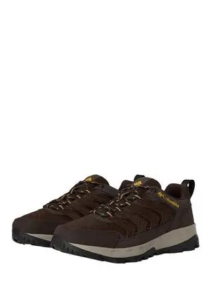 Columbia Strata Trail Low Wp Lace-up Athletic Shoes - Brown