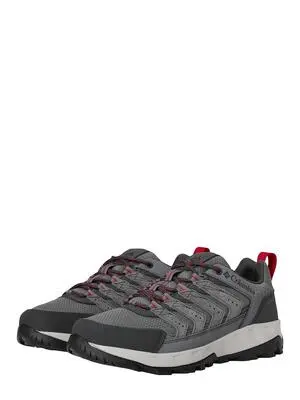 Columbia Strata Trail Low Wp Lace-up Athletic Shoes - Gray