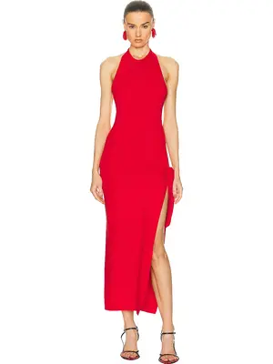 SIMONMILLER Junjo Knit Dress - Retro Red