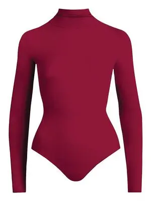 Commando Matte Long-Sleeve Turtleneck Bodysuit Bluestone