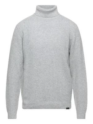 BROOKSFIELD Turtleneck Knit Top Light Grey