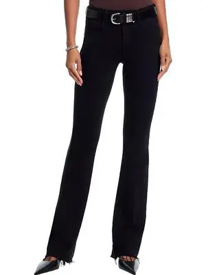 L'Agence Ruth High-rise Straight Jeans - Black