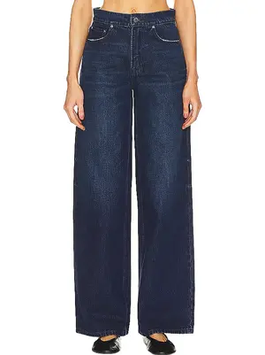 GRLFRND Angelina Baggy Slouch Jeans - Ryman Blue