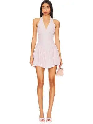 MORE TO COME Yolani Mini Dress - Pink Stripe