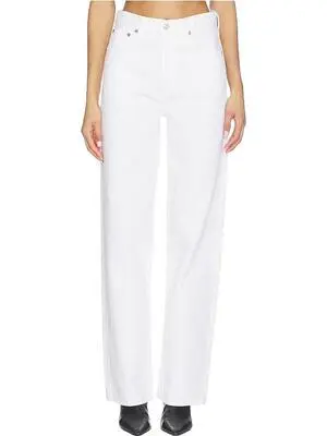 AGOLDE Ren High Rise Wide Leg - Marshmallow