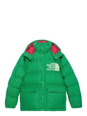 Gucci X The North Face Down Coat - Green