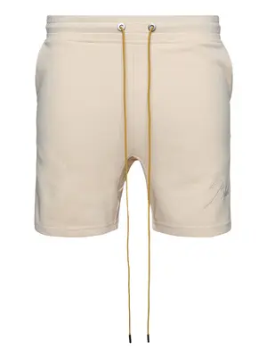 Rhude Pique Short - White