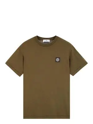 Stone Island Short-sleeve T-shirt With Patch - Green
