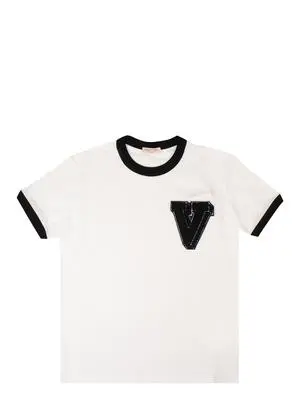 Valentino Garavani Logo Ringer T-shirt - White