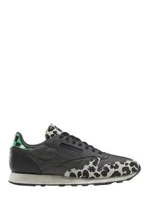 REEBOK Classic Leather Mu Cheetah Print Sneakers - Black