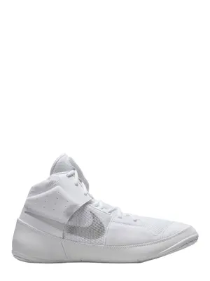 Nike Fury Metallic Silver High-top Sneakers - White