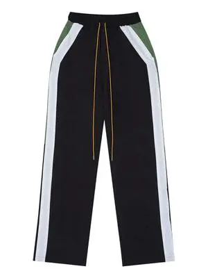Rhude Color-block Track Pant /white - Black