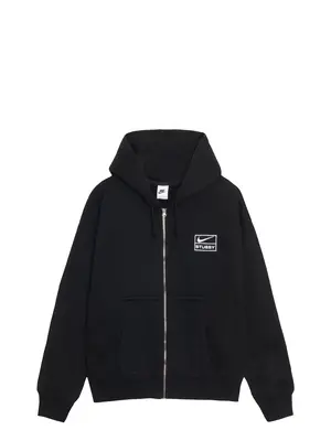 Nike X Stussy Zip Fleece Hoodie - Black