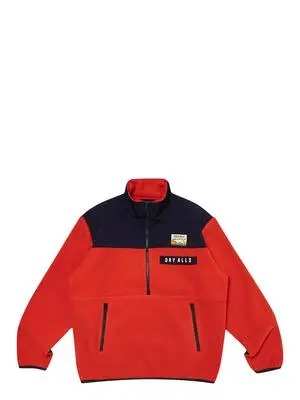 HUMAN MADE Fleece Half-zip Jacket - Red