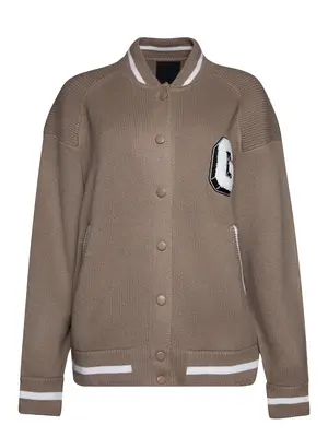 Givenchy Varsity Bomber Jacket - Tan