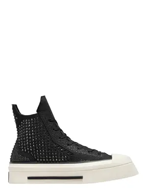 CONVERSE X Swarovski Chuck 70 De Luxe Squared High Sneakers - Black