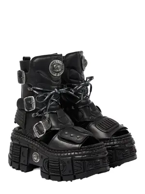 VETEMENTS Vetements Leather Platform Boots