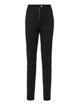 Alaïa High-rise Gabardine Leggings - Black