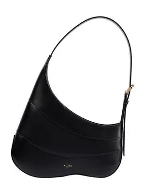 Alaïa Leather Shoulder Bag - Black
