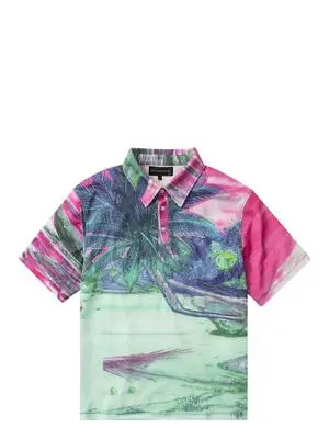 WHO DECIDES WAR BY EV BRAVADO Coastline Polo Shirt - Multicolor