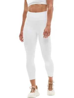 Athleta Interval Stash High Rise 7/8 Legging Bright White